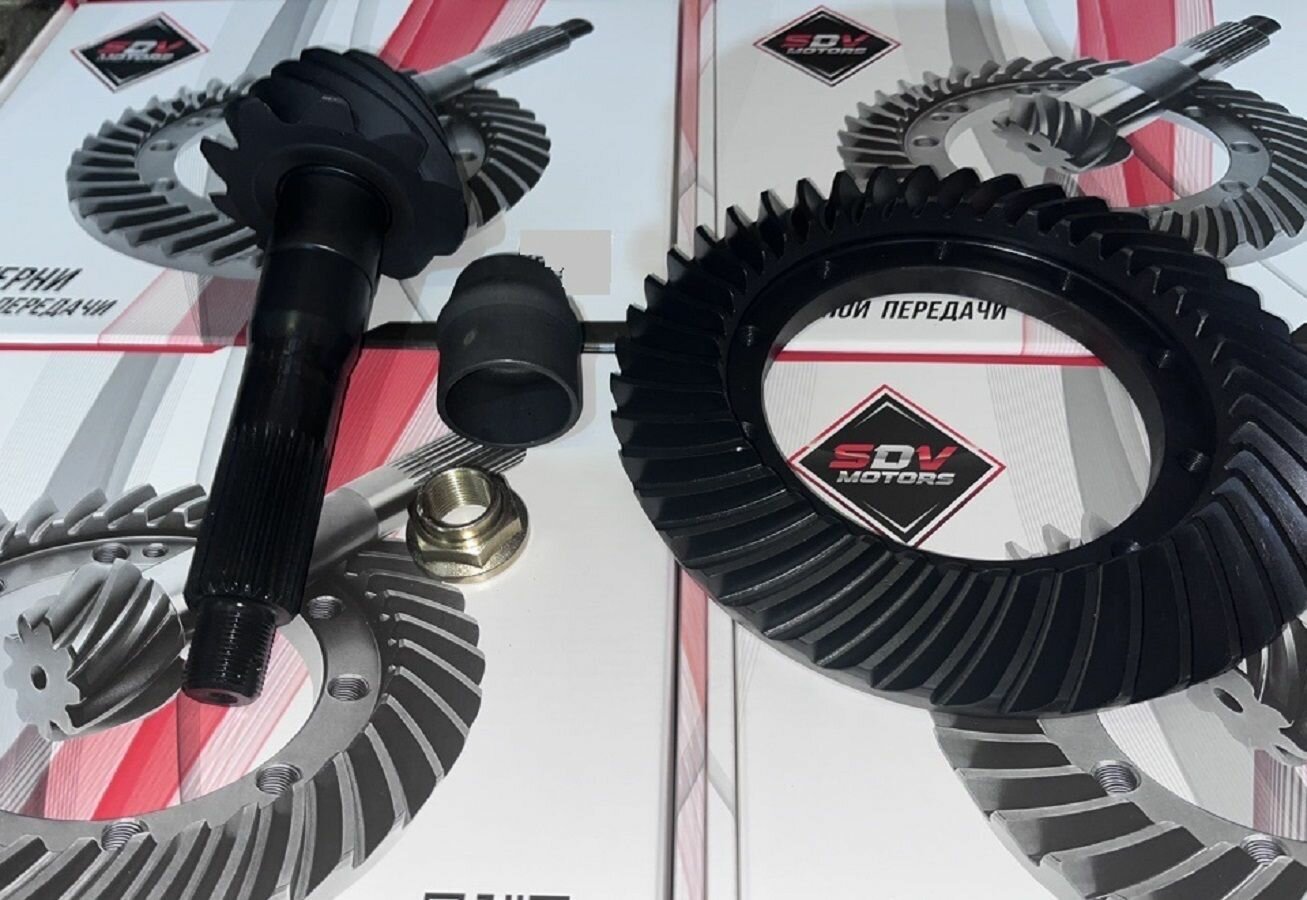 Главная пара редуктора моста для Газель Бизнес, Некст 10х43 (Тонкая)