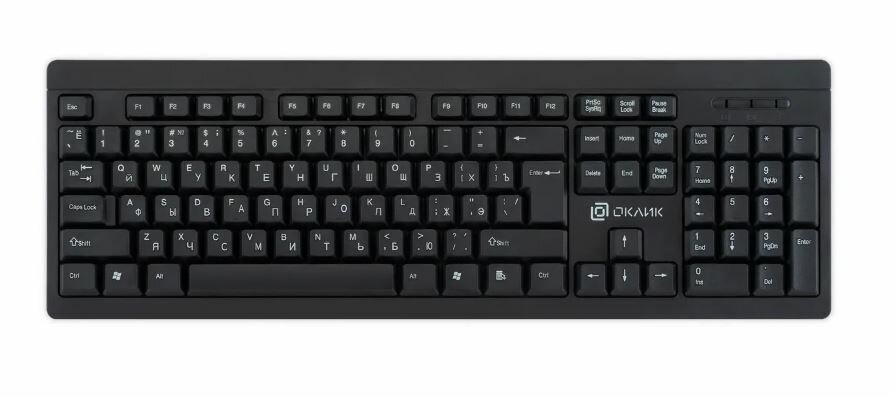 Клавиатура OKLICK 95KW черный