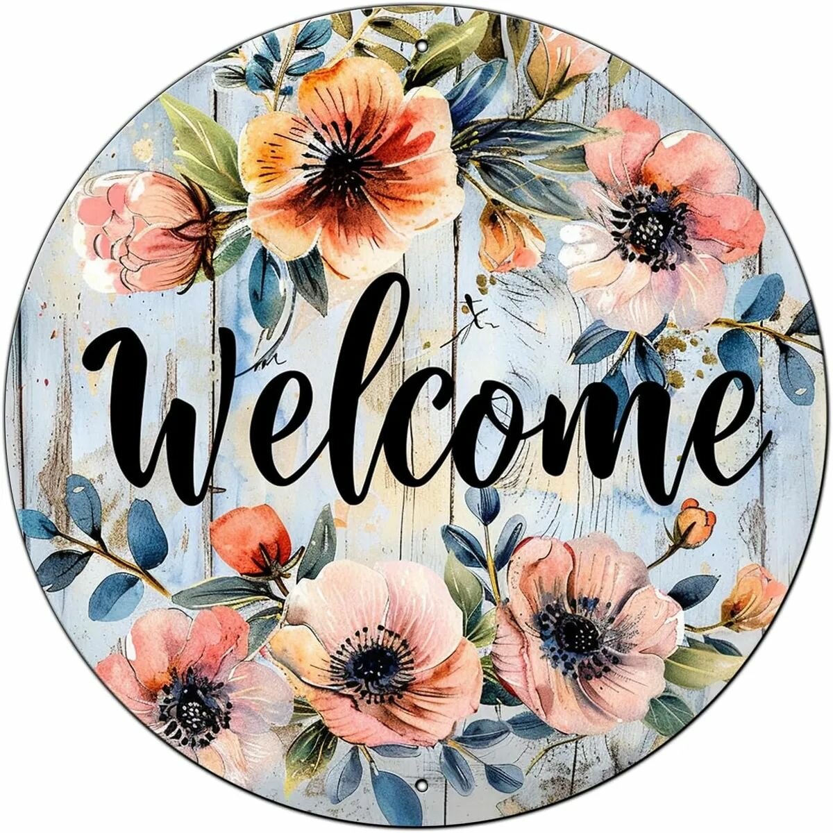 Круглый тин-сайн "В та мо", 20см