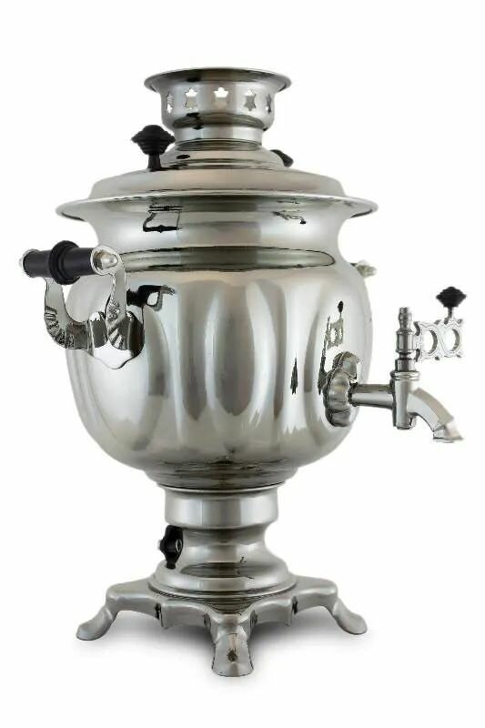 Самовар 3 л электрический никелированный Овал