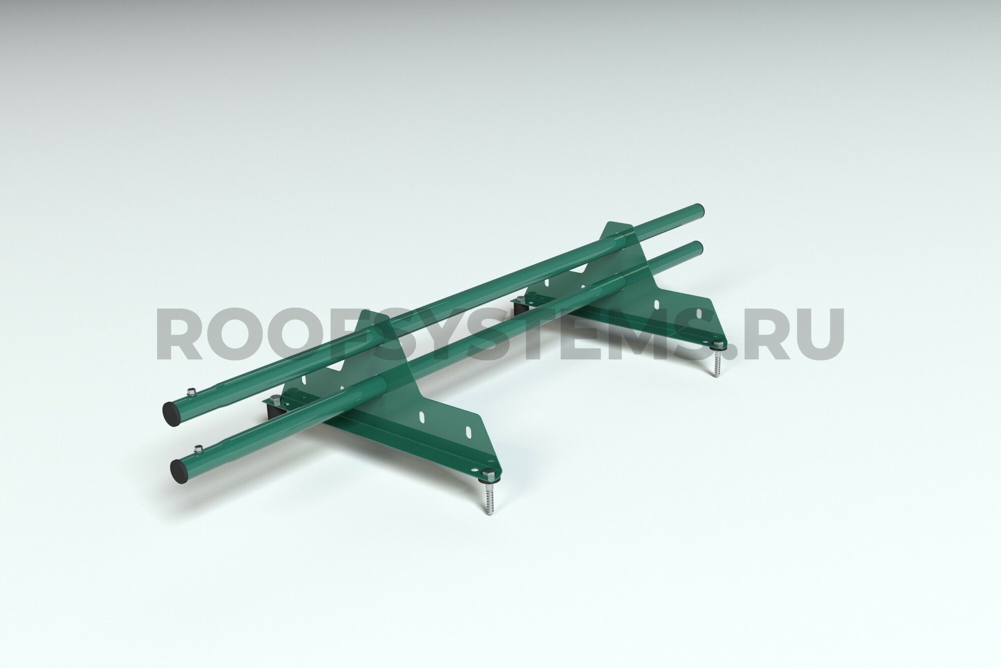 Снегозадержатель ROOFSYSTEMS ECONOM, сталь х/к, RAL 6005, 1 м