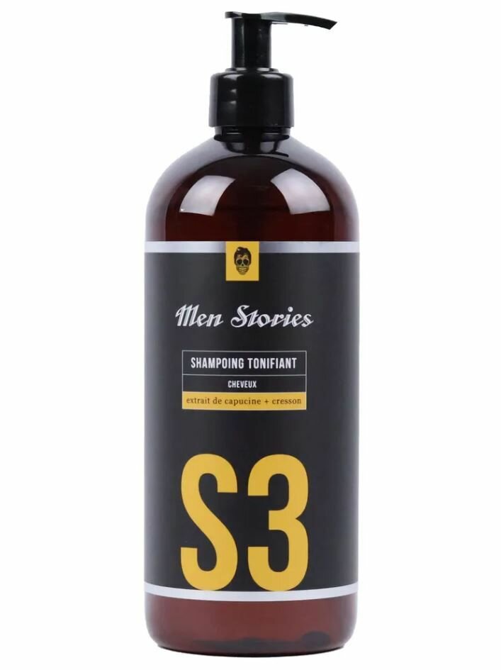 Men Stories, Шампунь для волос против выпадения Shampoping TONIFIANT Cheveux 750 мл