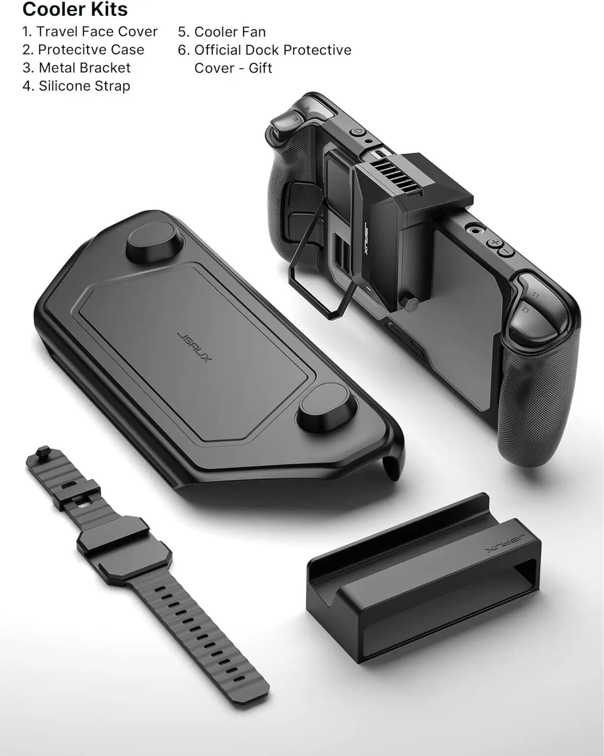 Корпус для Valve Steam Deck OLED Hrusitoo с вентилятором
