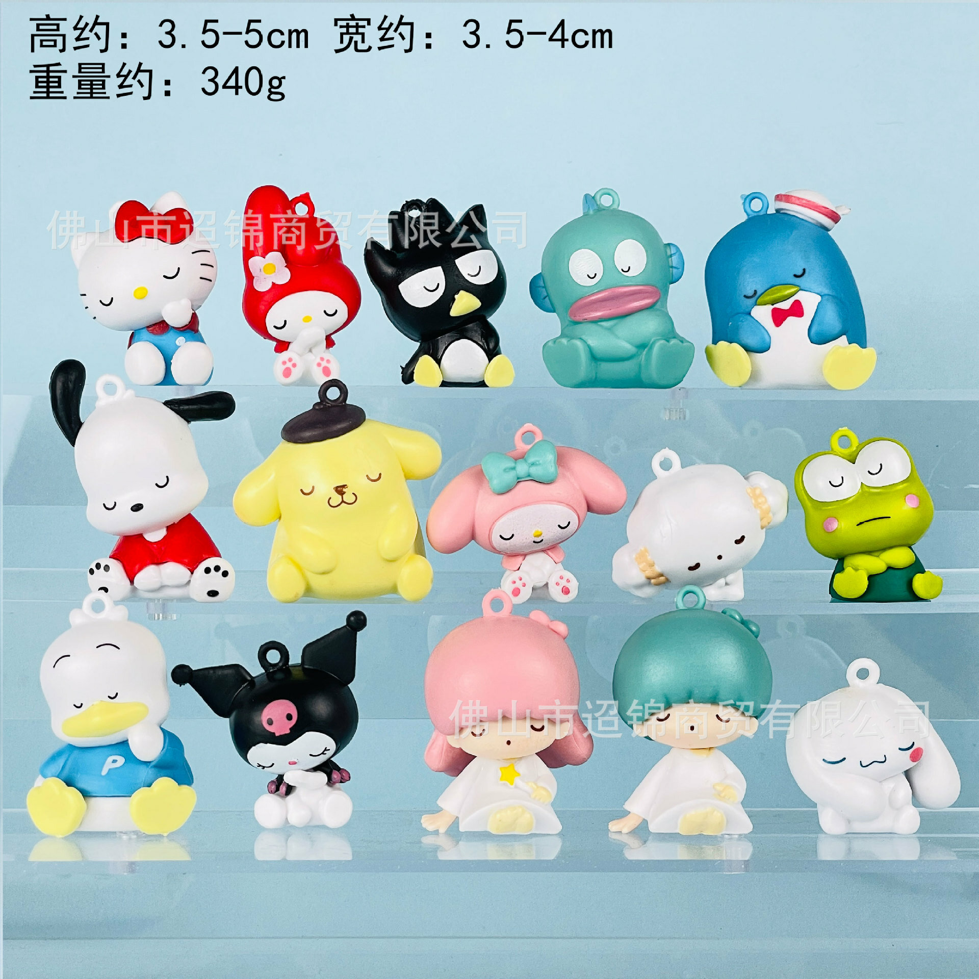 Блокнот для заметок My Melody, фигурка собаки Chloe Pacha, фигурка собаки Cinnamon, фигурка собаки Pudding