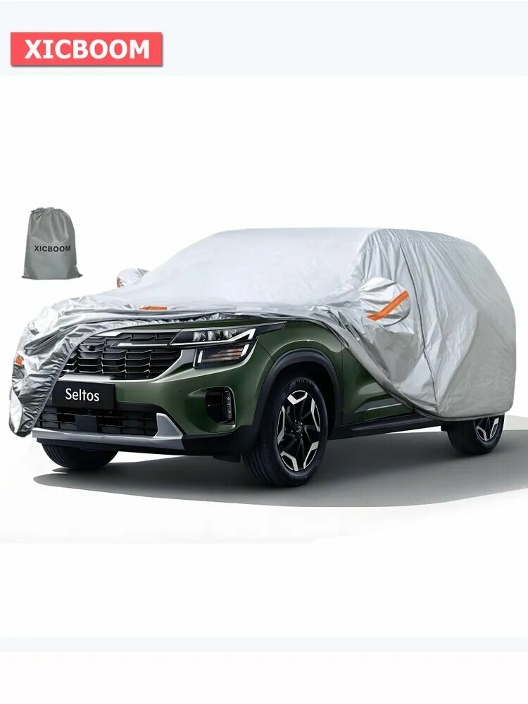XICBOOM Чехол на автомобиль Kia Seltos, Мембранные материалы, Ткань, 1 шт.