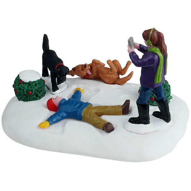 Композиция Снежный Ангел в кругу друзей 11 см, Lemax, 43715-lemax