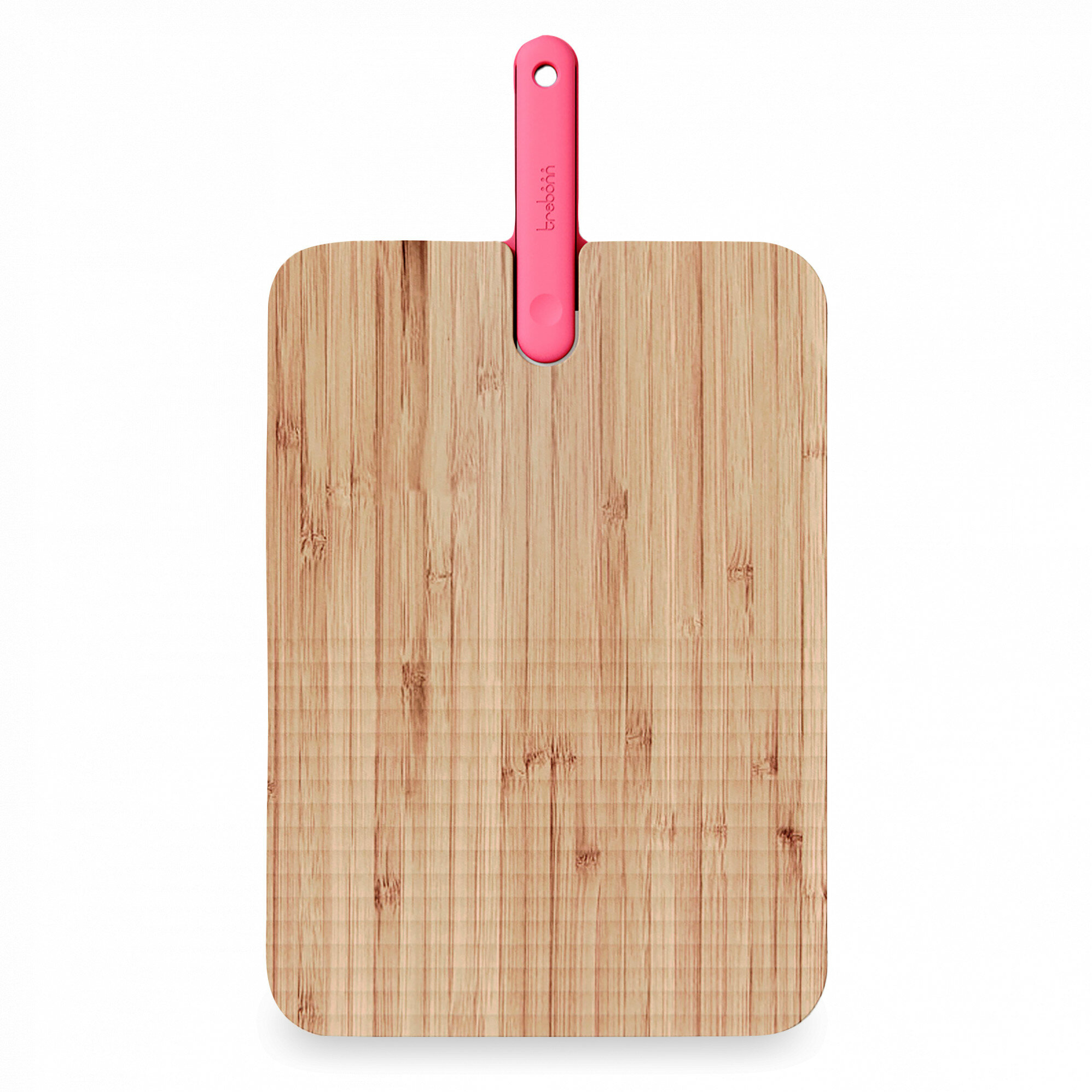 Доска разделочная Trebonn Chopping Boards and Knives, бамбуковая, с ножом, 43×24×2,4 см