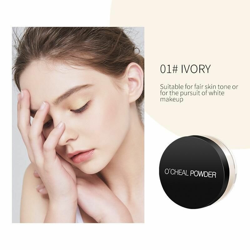 Матирующая рассыпчатая пудра с водостойким консилером и фиксирующим эффектом