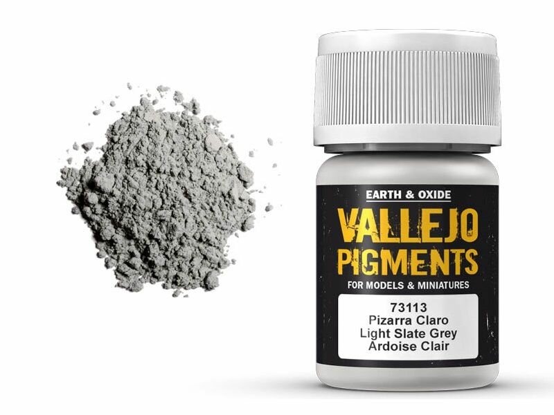 Пигмент для оформления подставок 73113 Pigments - Light Slate Grey Vallejo 73113