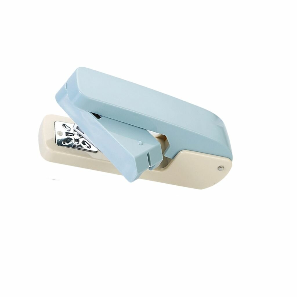 Степлер для домашнего офиса с возможностью поворота на 360 градусов-stapler blue