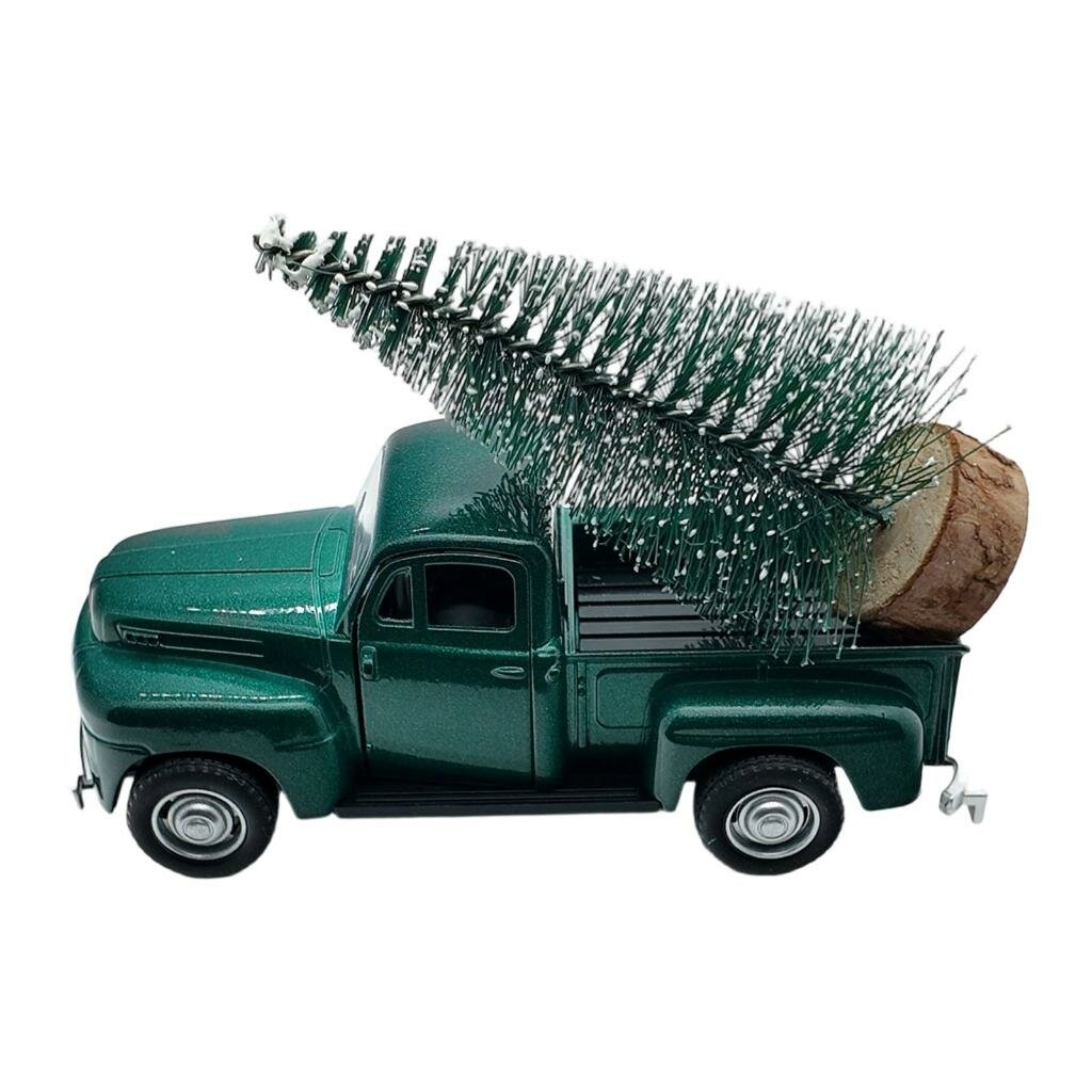 1 Рождественская ретро-классическая модель автомобиля Рождественское украшение-ретро классический автомобиль-Рождественская елка