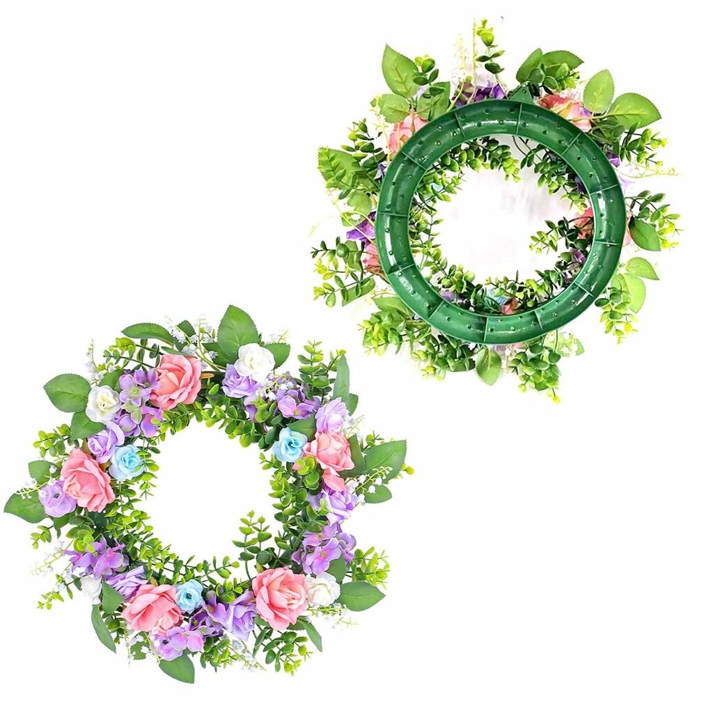 Весеннее розово-фиолетовое розовое кольцо