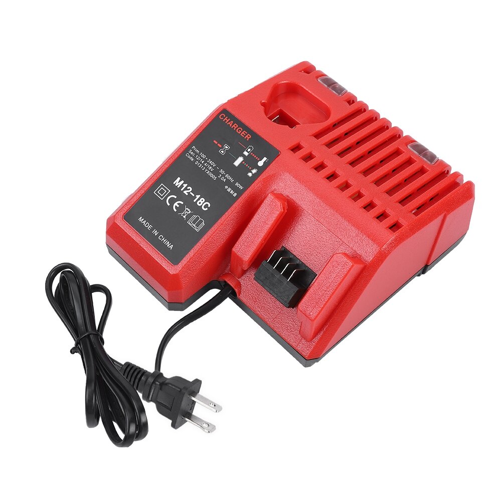 12V-18V Lithium Battery Charger For Milwaukee M12-18C M18 Replacement