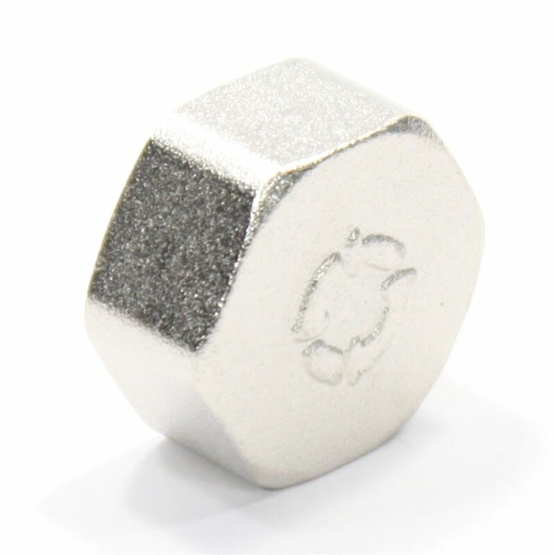 Заглушка 1/2", WAAG, резьба внутренняя, никелированная латунь