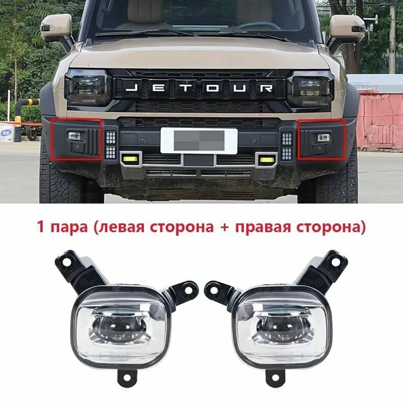 Фары автомобильные, Противотуманная фара, 2 шт, арт. Jetour Traveller T2 Front Fog Light