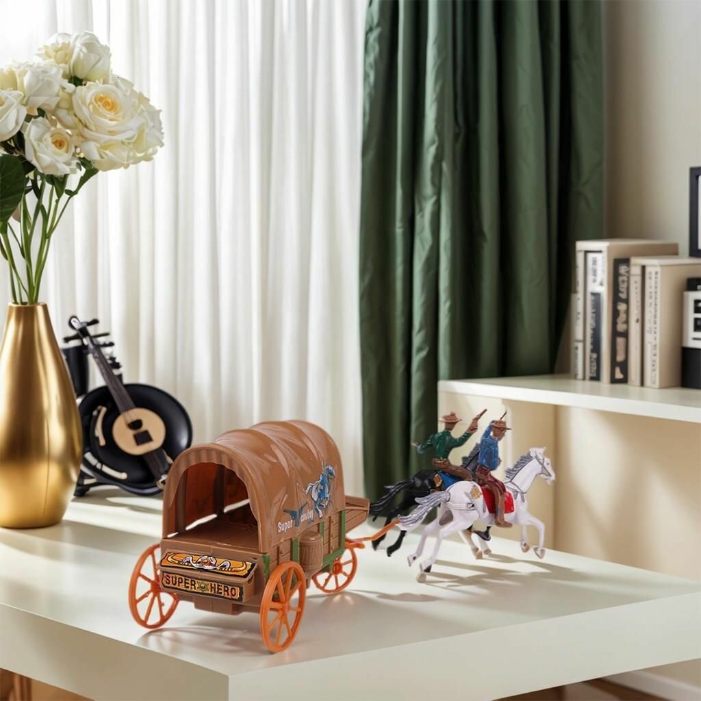 Набор "Дикий Запад" с каретой и ковбоями