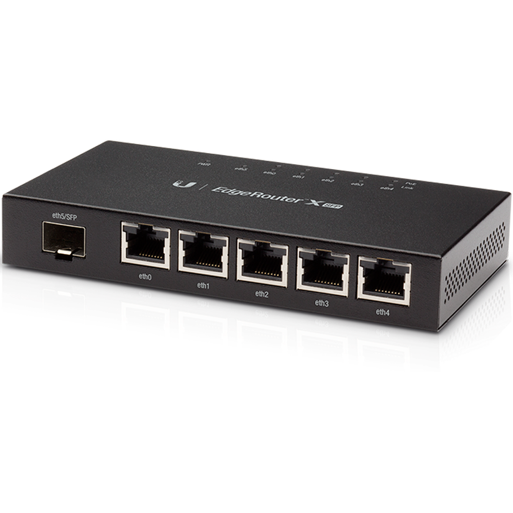Маршрутизатор Ubiquiti EdgeRouter X SFP 5x10/100/1000Mbps PoE 1xSFP (ER-X-SFP)