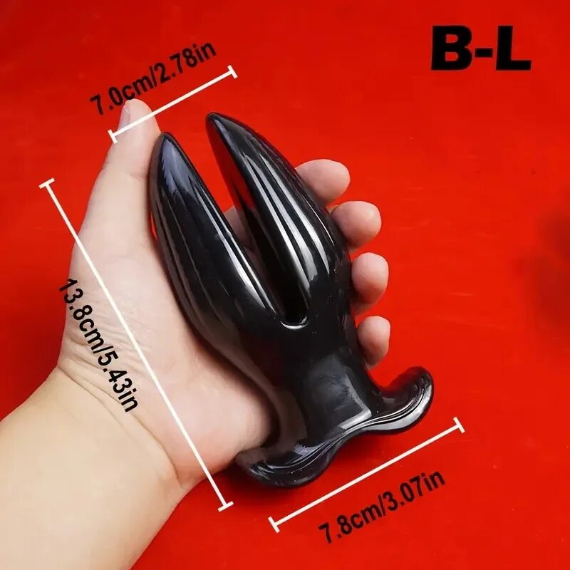 Открытая отверстие, анальная пробка, анальный расширитель, секс-игрушки, тренировка 7-BL Butt Plug