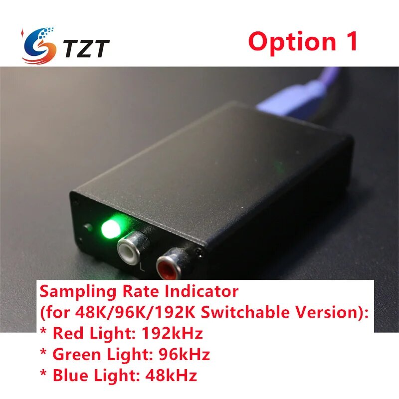 TZT A61 АЦП RCA в оптический и коаксиальный выход Option 1