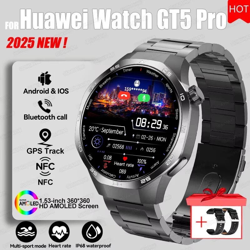 Huawei Watch GT5 Pro 2025 Black Steel 2A