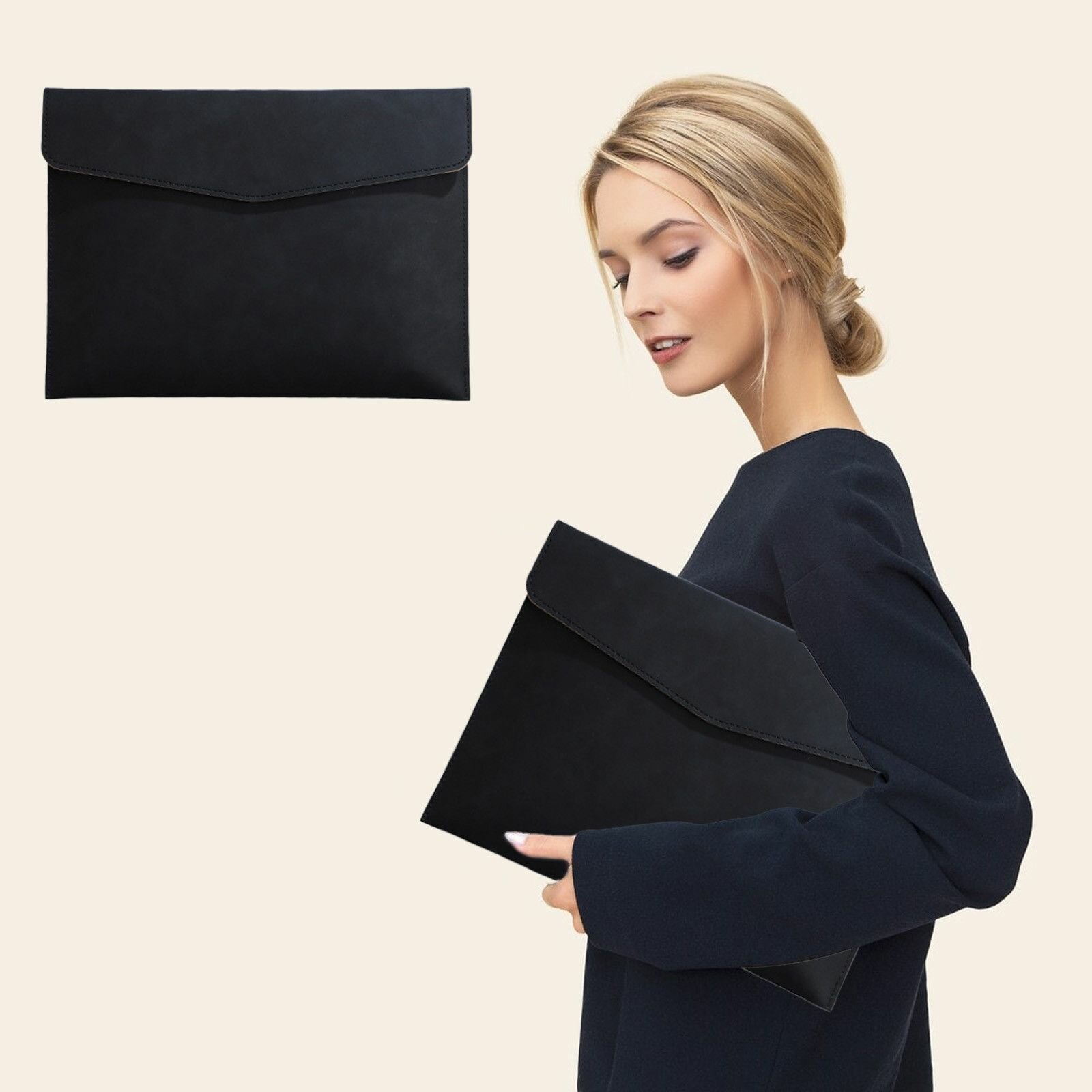 Кожаная сумка-папка формата А5