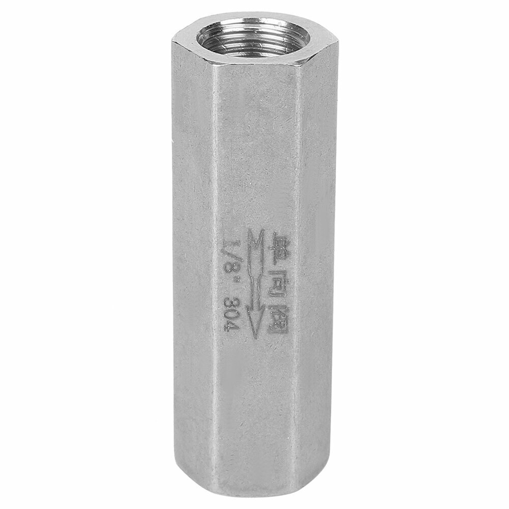 Односторонний воздушный обратный клапан с внутренней резьбой BSPP из нержавеющей стали для подключения к водопроводу (1/8 дюйма)