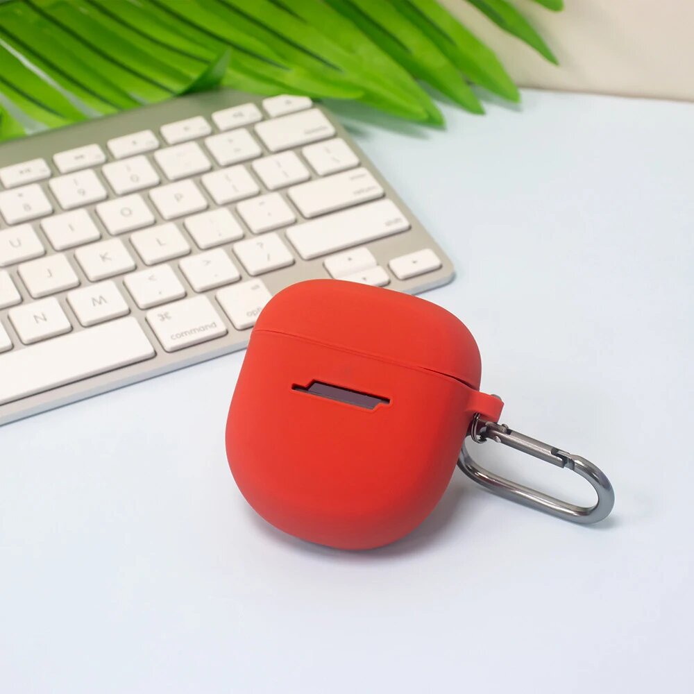 Чехол силиконовый для наушников Bose QuietComfort Earbuds II Красный