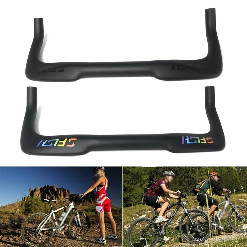 Гоночный Шоссейный велосипед с фиксированной передачей для TT Time Trial для Триатлона Bullhorn Bar Руль 400 мм