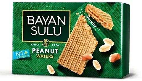 Вафли "BAYAN SULU" арахисовые 210 гр.5 шт.