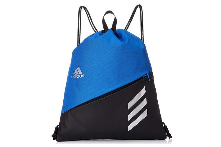 Рюкзак унисекс Adidas полиестерный на шнурке, синий