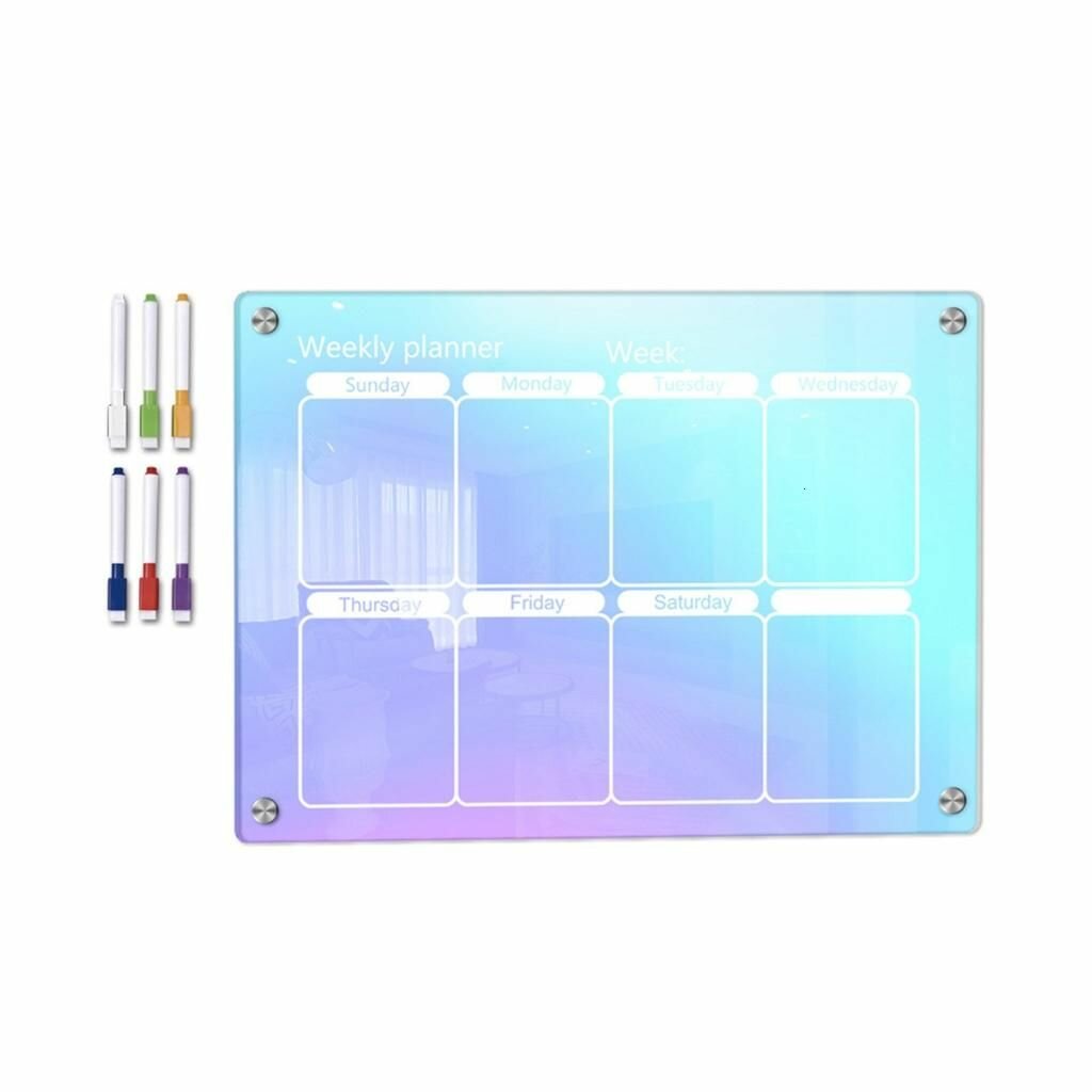 Магнитный календарь-доска для холодильника, - Большой - HCTYU386