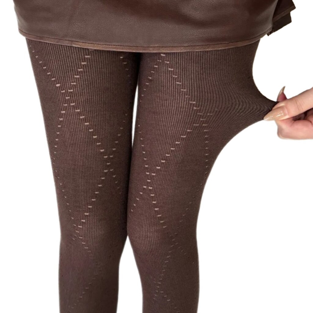 Выдолбленный узор пледы хлопковые колготки для женщин дышащие леггинсы Осень Зима сплошной цвет непрозрачные колготки чулки