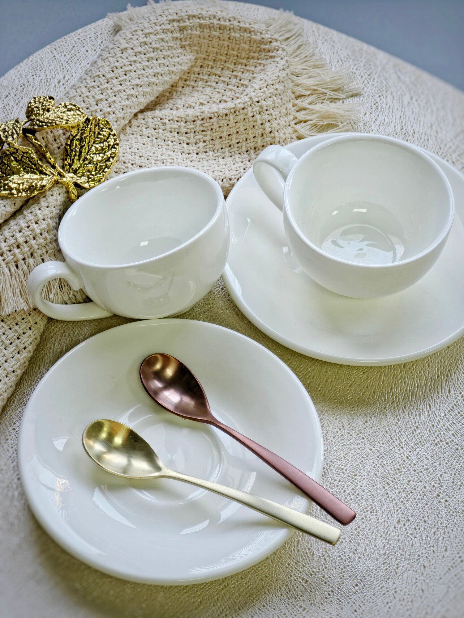 Набор кофейные пары 2 шт, малые, эспрессо белый Wilmax 80 мл. Ударопрочный, профессиональный фарфор.