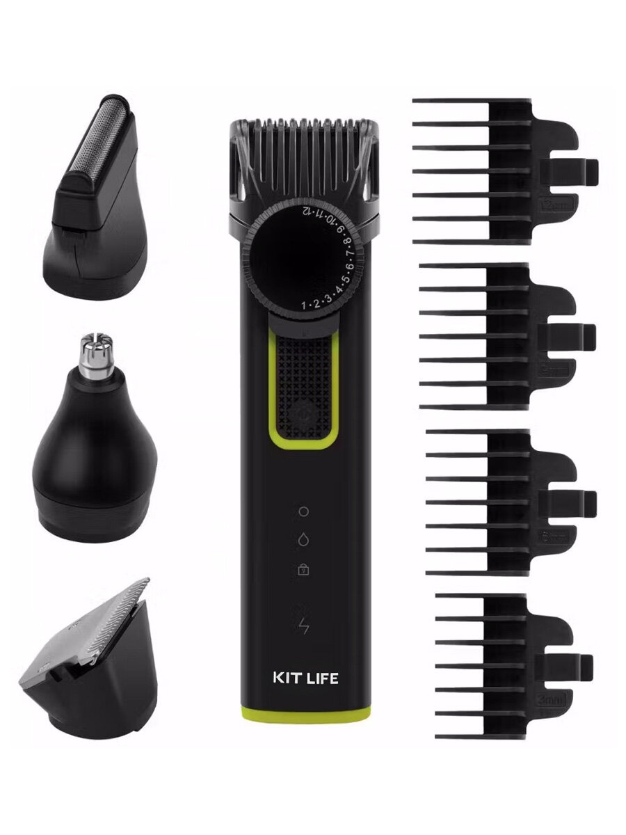 Триммер Kit Life Beard Trimmer Set (KTLFQ01) Black
