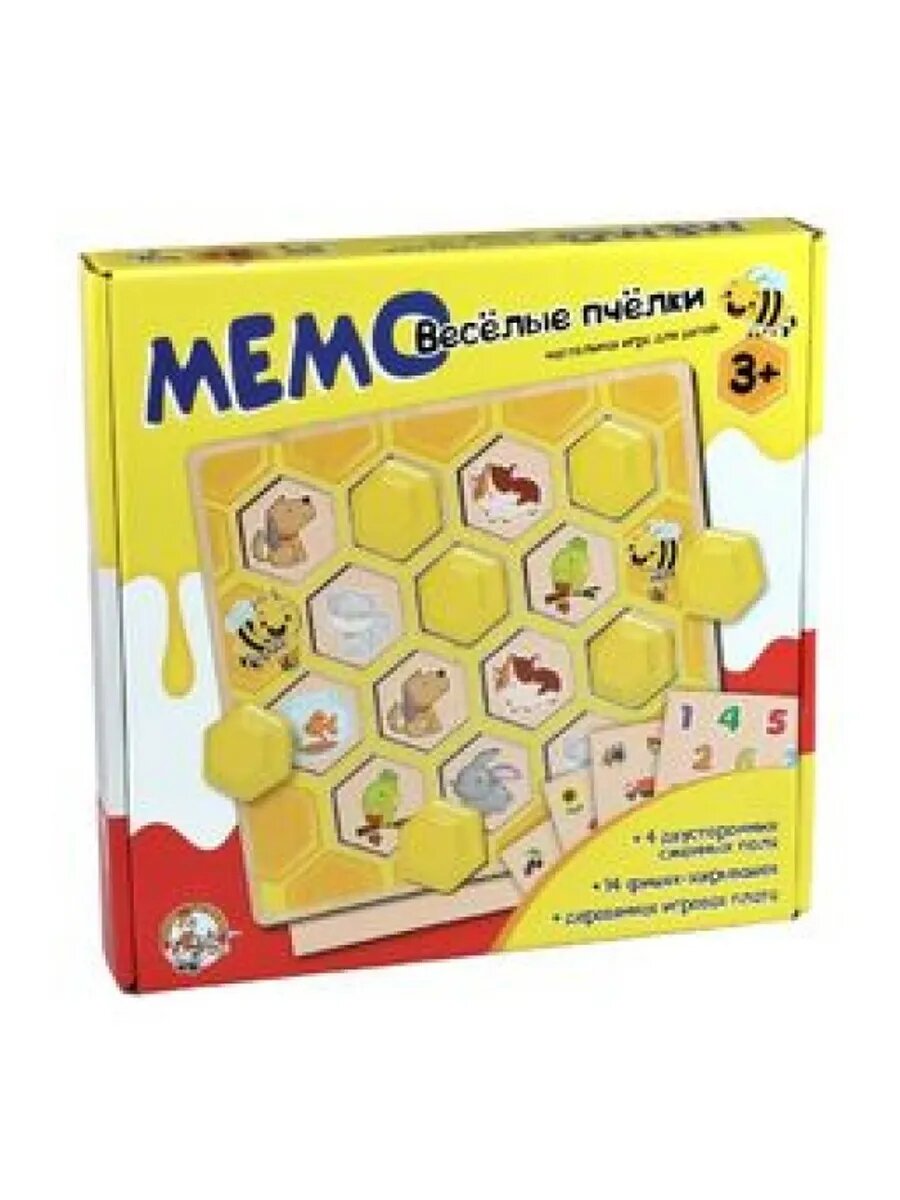 Игра настольная мемо /Веселые пчелки/