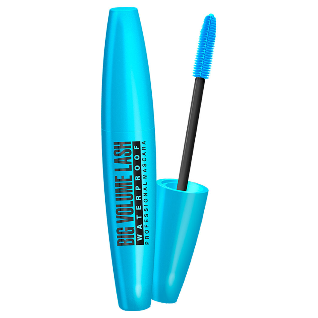 Тушь для ресниц водостойкая Eveline Cosmetics Big Volume Lash черная 9мл