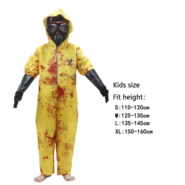 Полиэстер Косплей Зомби Комбинезон M, child