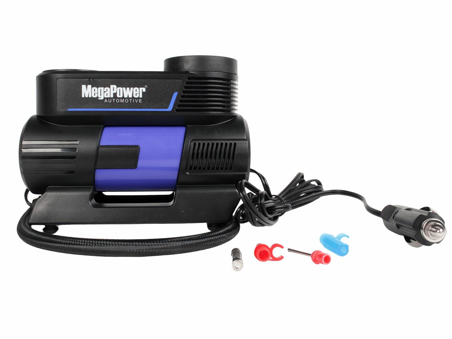 Компрессор автомобильный MEGAPOWER 150 PSI 20л/мин 12V цифровой манометр