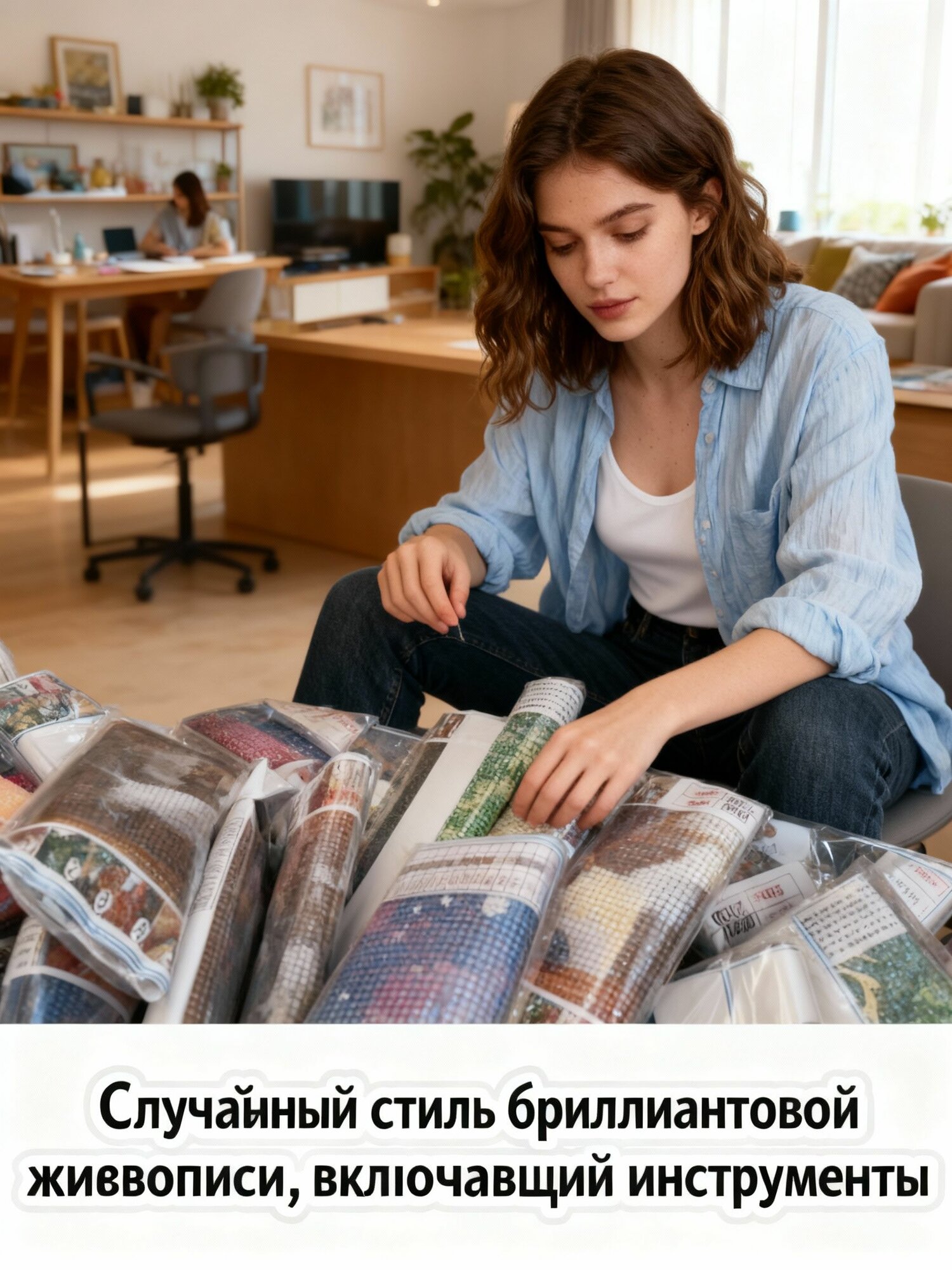 Набор для алмазной вышивки Случайный рисунок 3082 см, полный комплект страз и инструментов, распродажа остатков, низкая цена