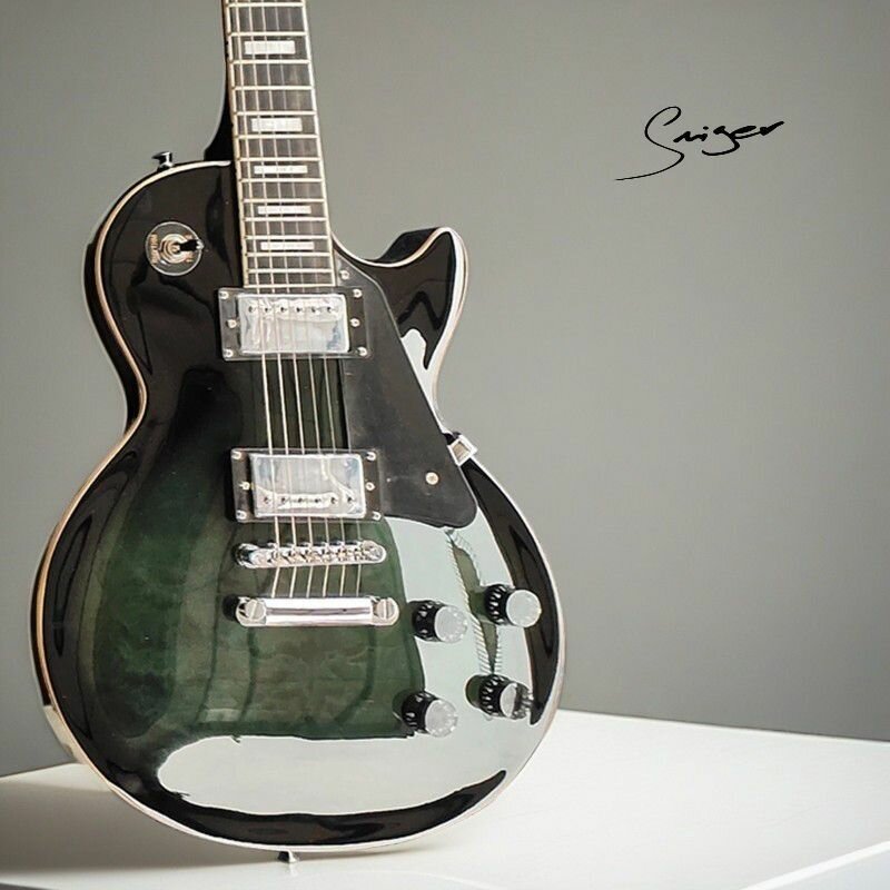 Smiger Электрогитара G9-P1_Голубой 6-струнная, корпус Махагони 39"