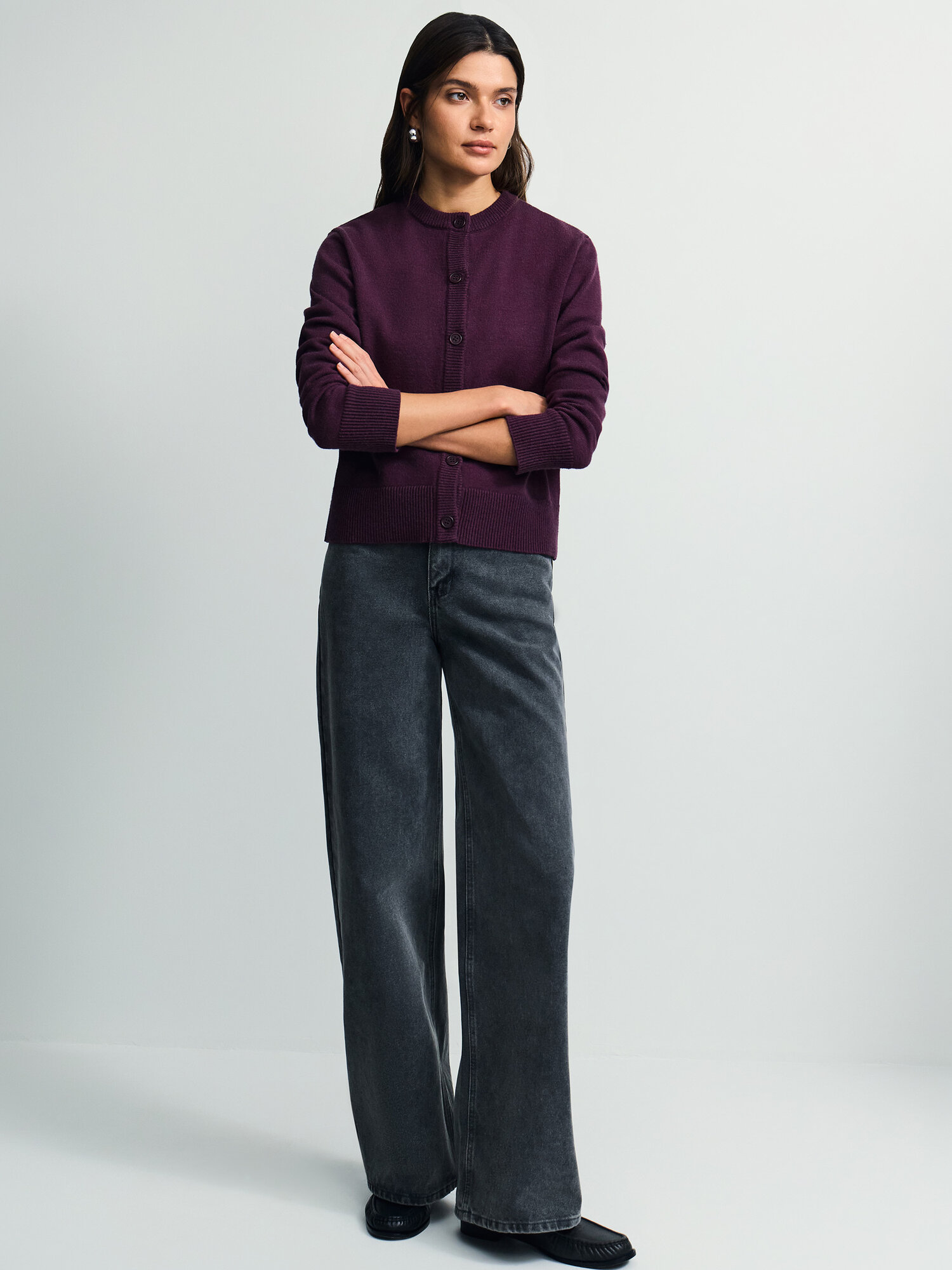 Джинсы широкие wide leg 