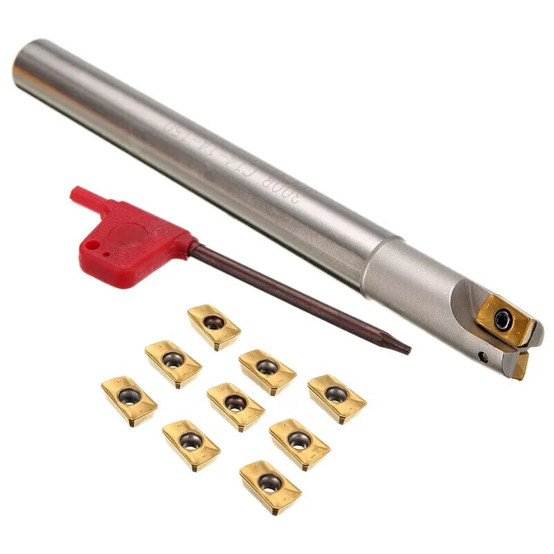 Bap 300R C14-14-130 Держатель инструмента для фрезы 12 x 130 мм + 10 шт. вставок Apmt1135Pder гаечный ключ фрезерного станка с ЧПУ
