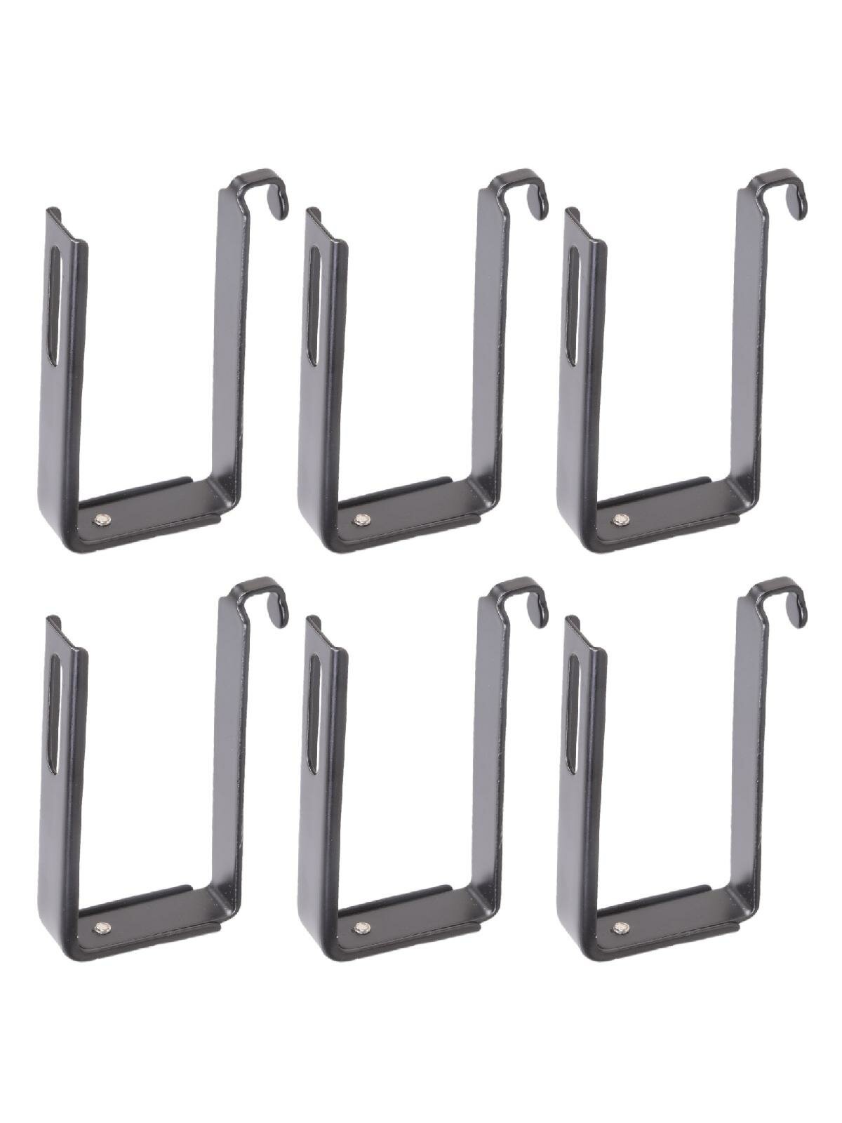 6 шт. Нержавеющий металлический крюк для бетонных стен, украшения для вечеринок