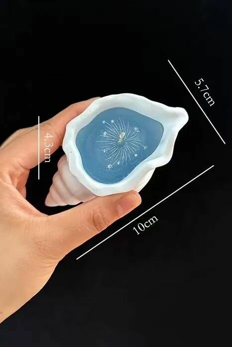 Ароматическая свеча в форме ракушки и морской звезды Морской огоньки-эффект Гелевый воск, ручная работа, подарок на Рождество