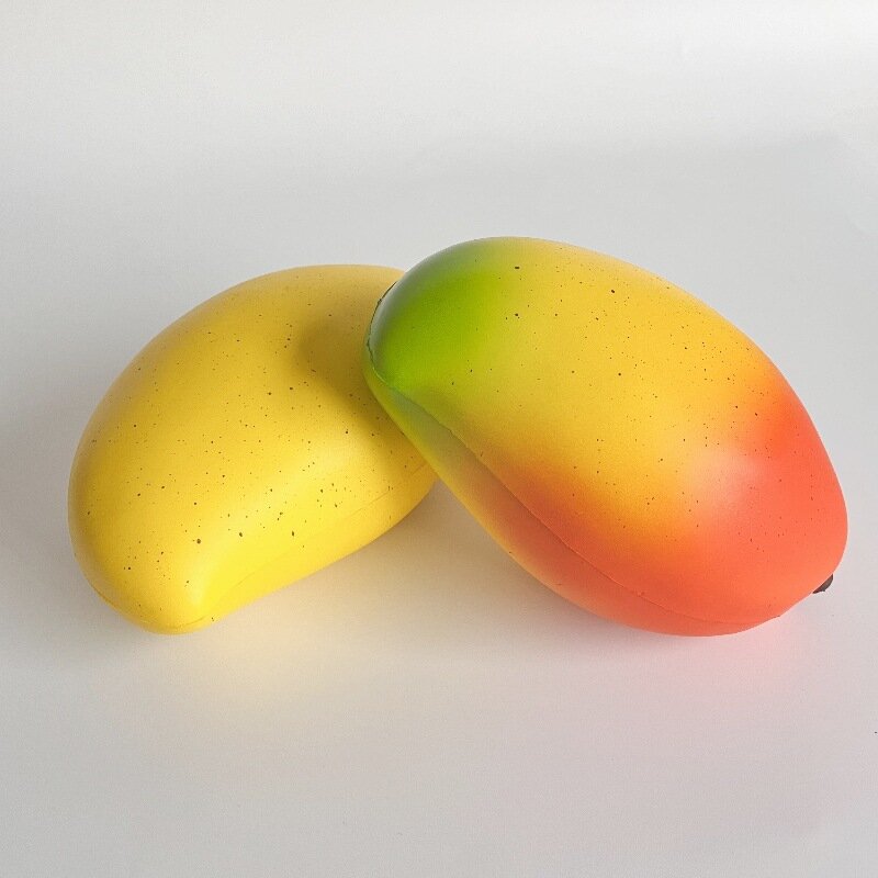 Squishy медленный отскок большой манго мягкая распаковываемая игрушка имитация фруктового украшения щепотка