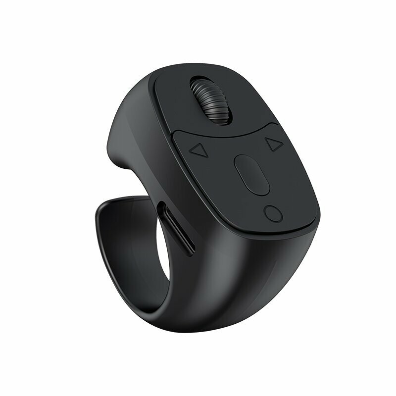 Bluetooth-пульт управления с роликом JX11 черный без зарядного кейса для съемки и фокусировки