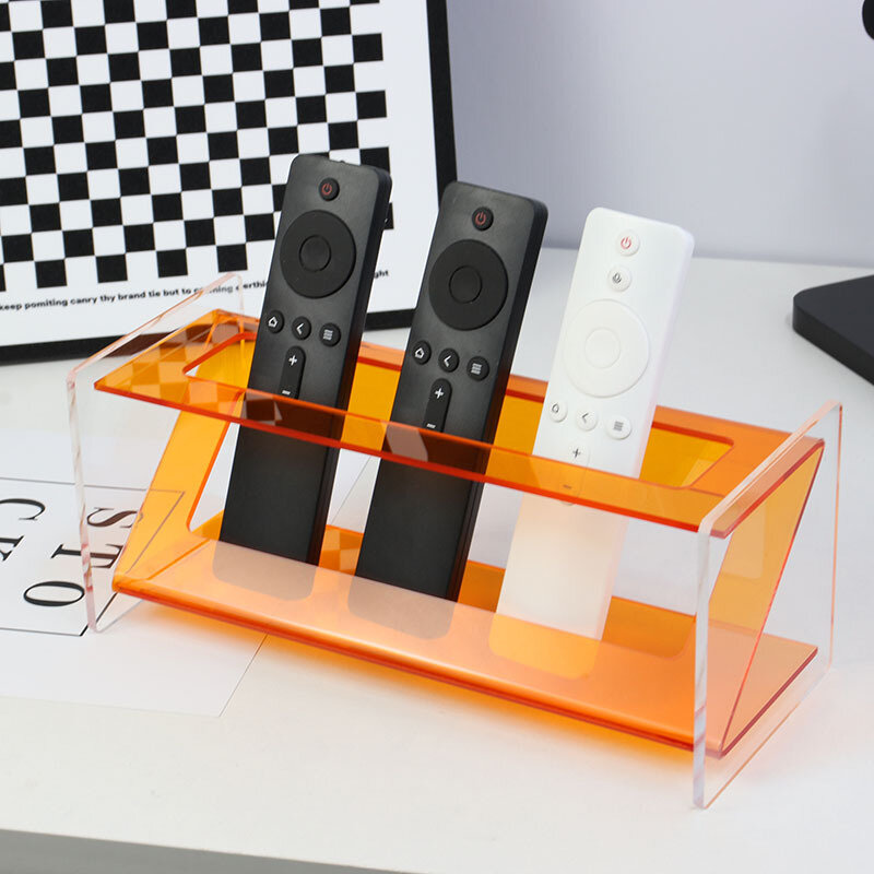 Акриловый органайзер для пульта дистанционного управления, многофункциональный настольный органайзер для мобильного телефона, стиль Ins, легкая роскошь, стеллаж для хранения в отеле