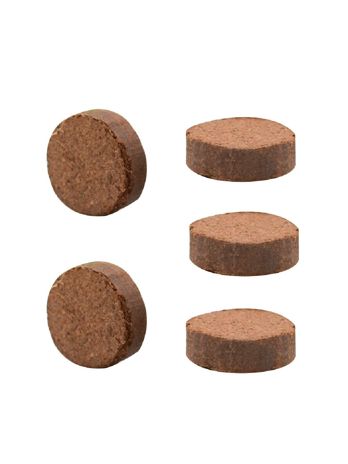 5шт Черепаший Субстрат Натуральные Кокосовые диски Украшения для аквариума с рептилиями