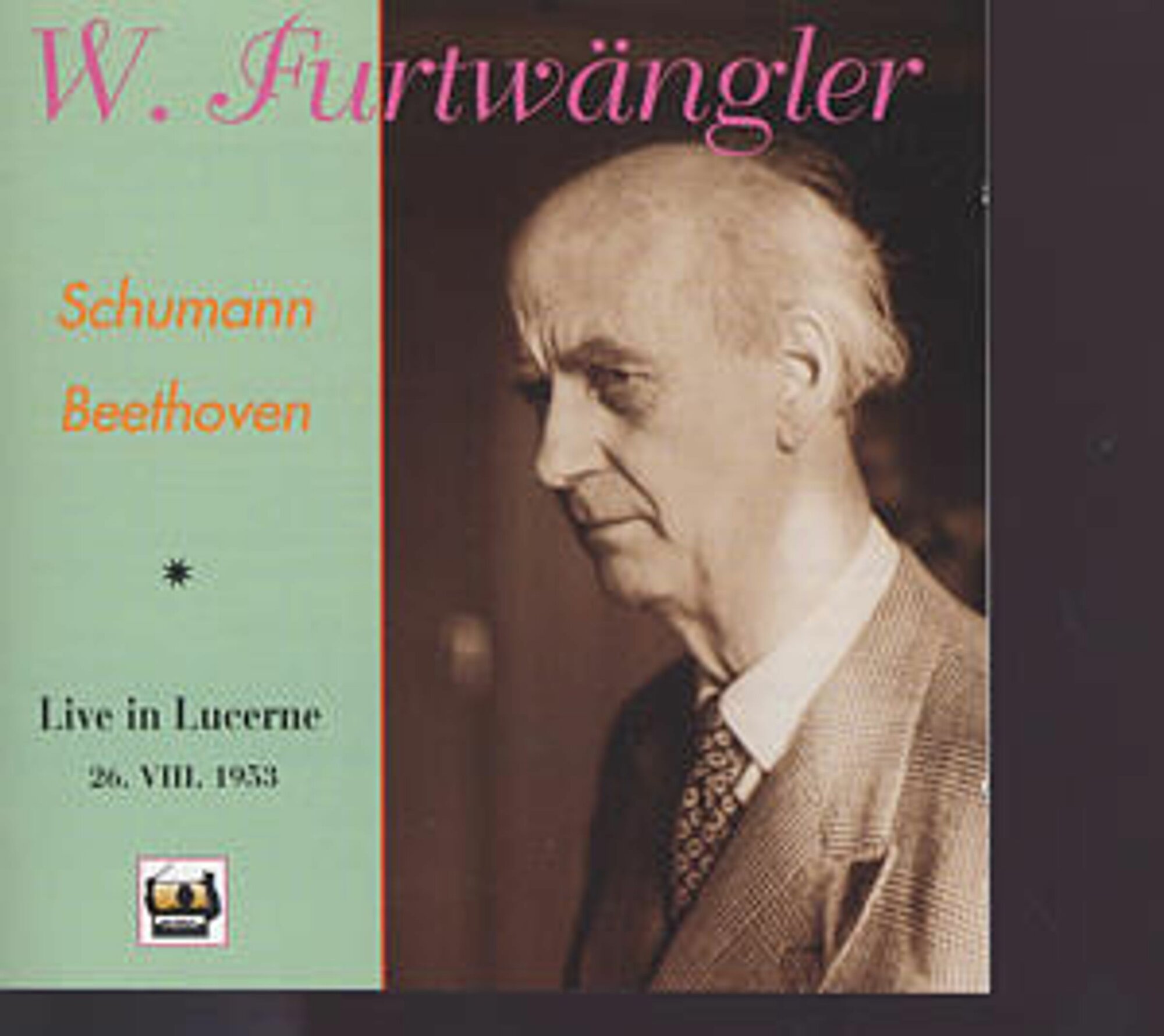 Компакт-диск Wilhelm Furtwängler - Live in Lucerne 26. VIII. 1953 (2 CD)
