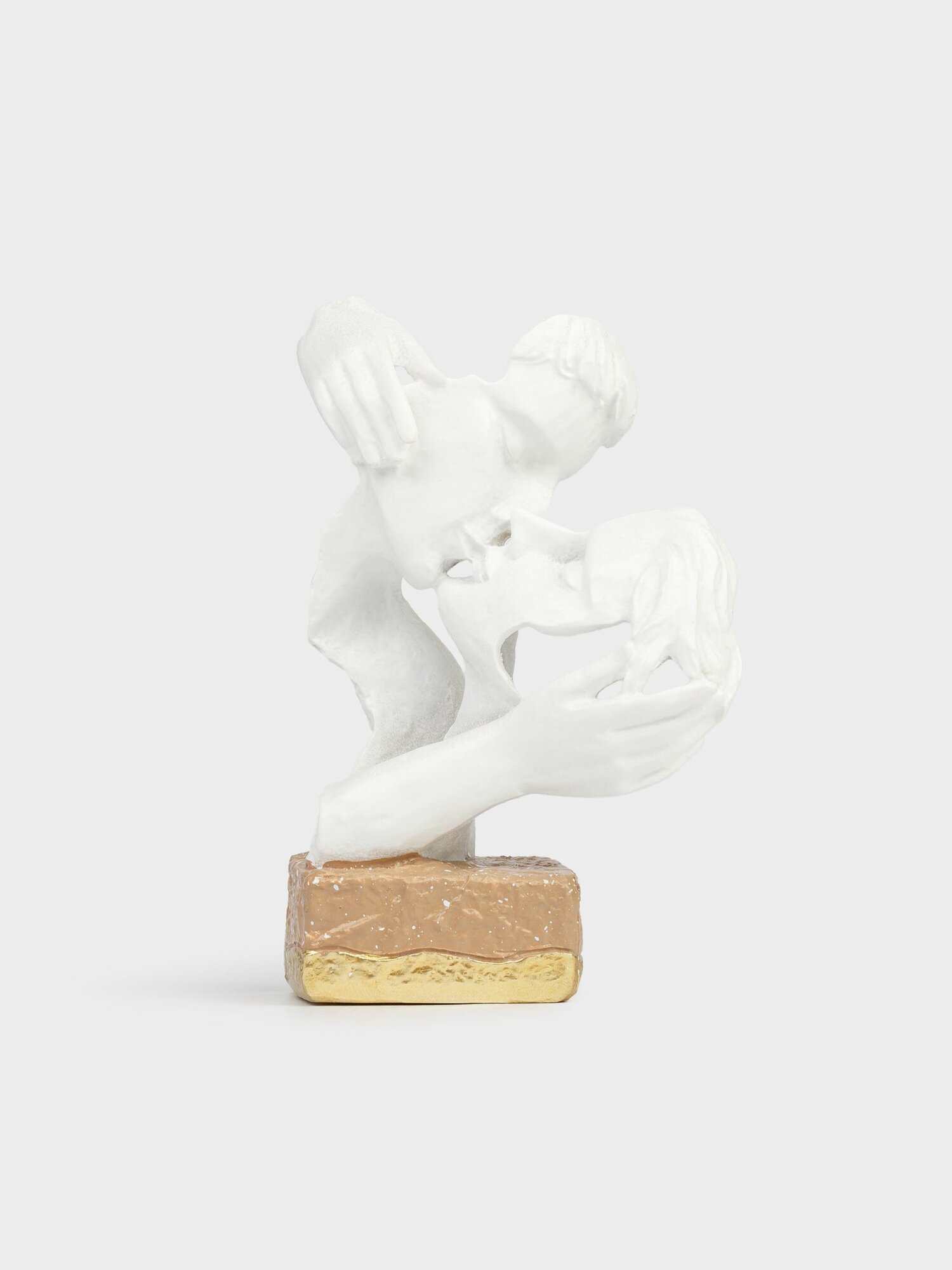 Статуэтка, 8х12 см, полирезин, молочная, Поцелуй, Baise, Kuchenland